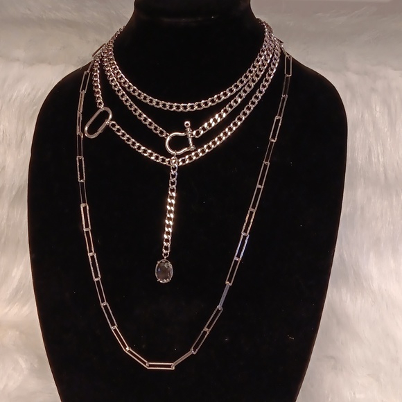 Jewelry | Four Tier Chain Necklace | Poshmark